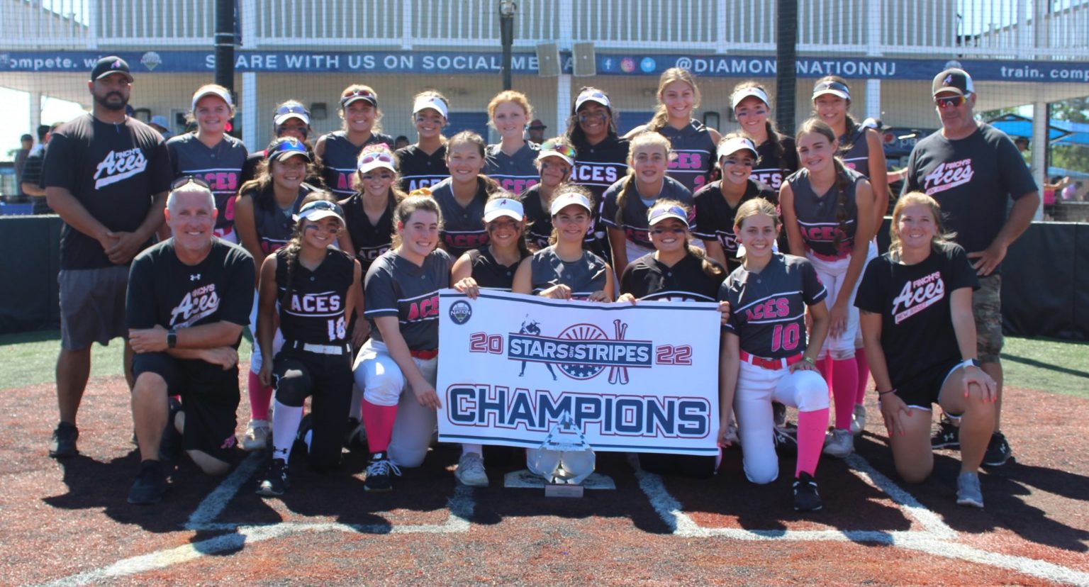 Finch’s Aces 14U teams share Stars & Stripes title – Diamond Nation