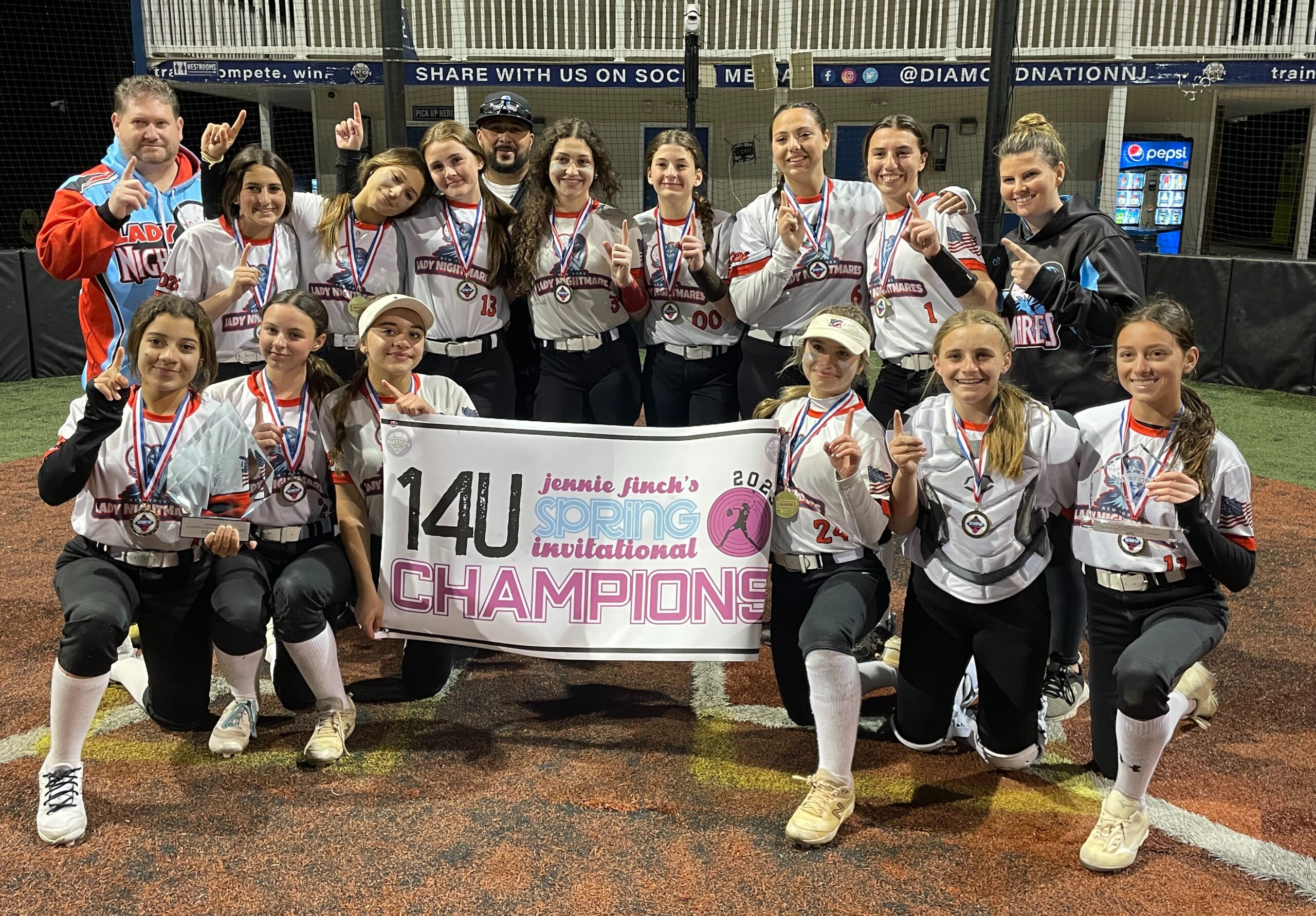 Bartfield steers NY Lady Nightmares to Finch 14U title – Diamond Nation