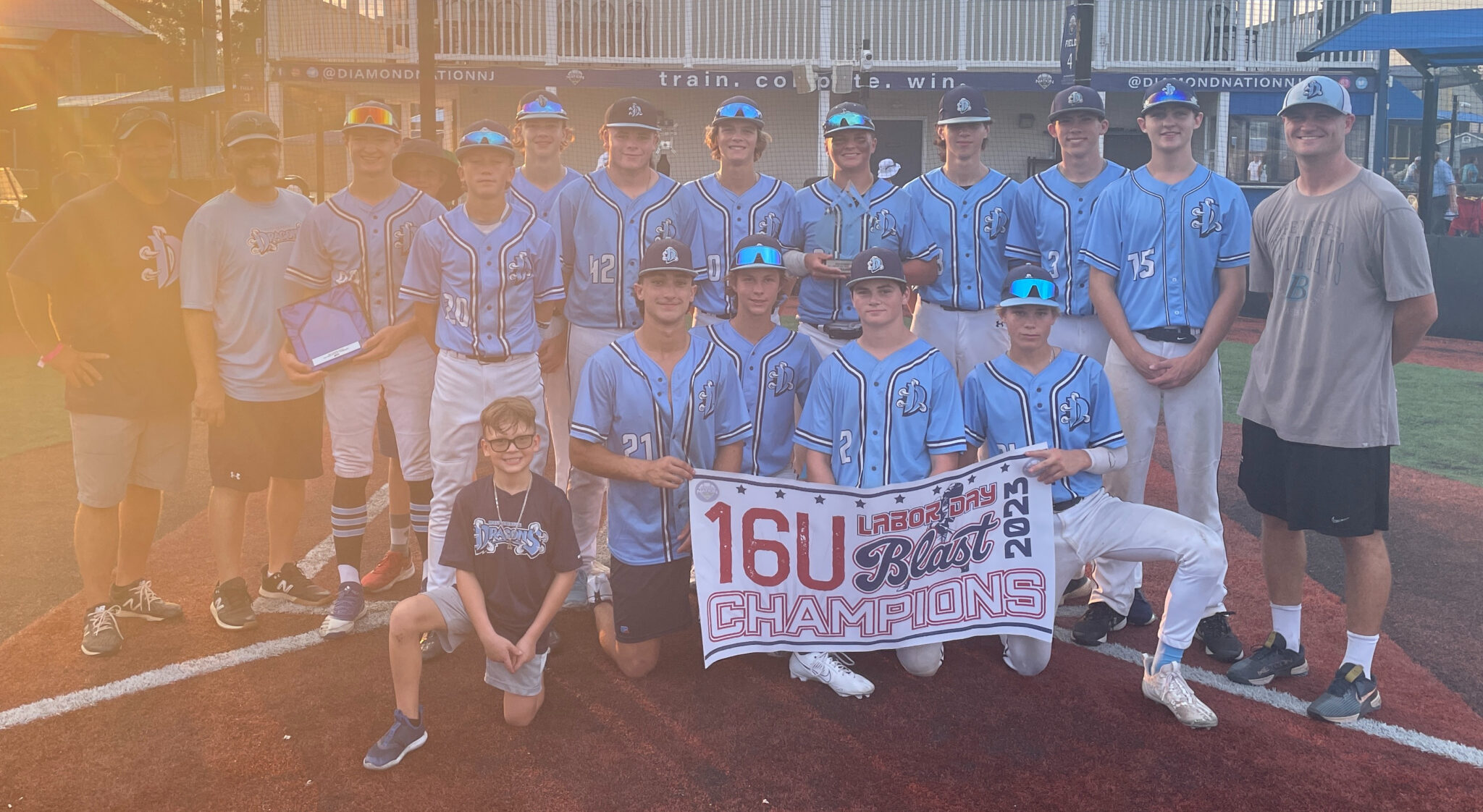 Relentless WC Dragons lineup takes Labor Day Blast 16U title – Diamond ...