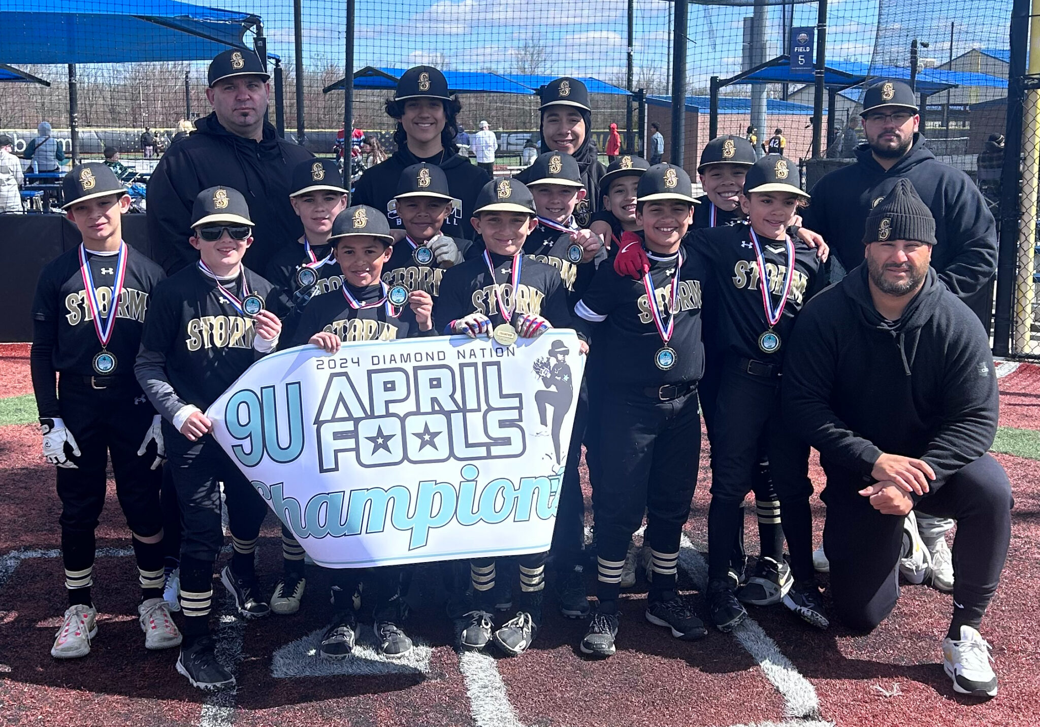 Dominant Jersey Storm rolls to April Fools 9U championship – Diamond Nation