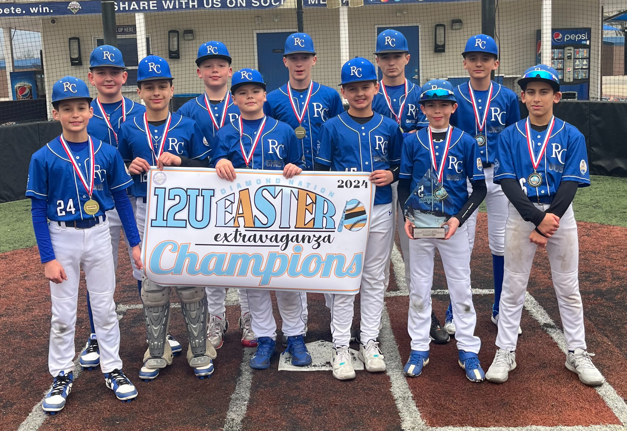 RCBC Ghost Nationals 12U secure Easter Extravaganza title – Diamond Nation