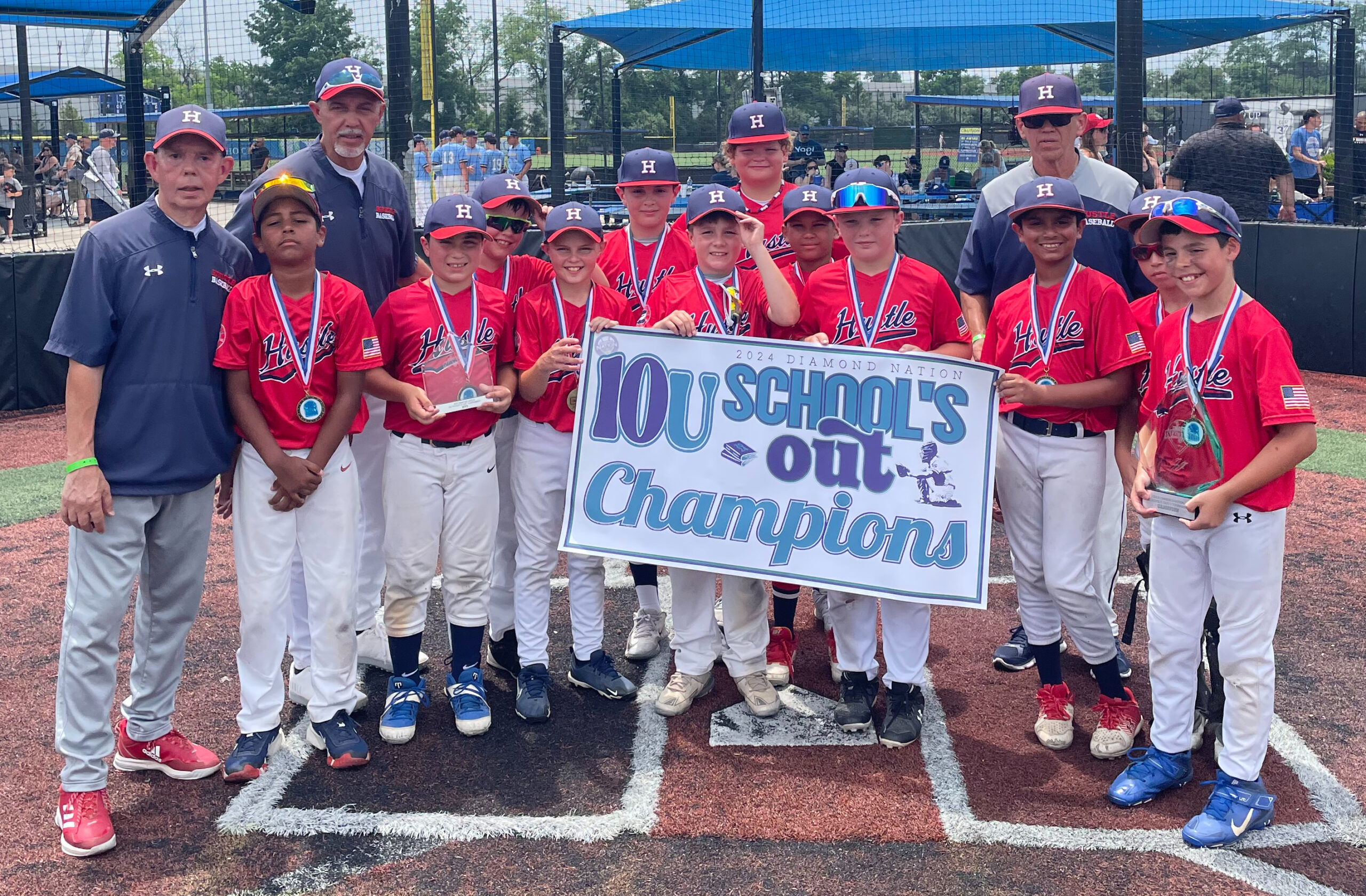 Hustle Baseball 10U completes successful season with School’s Out title ...