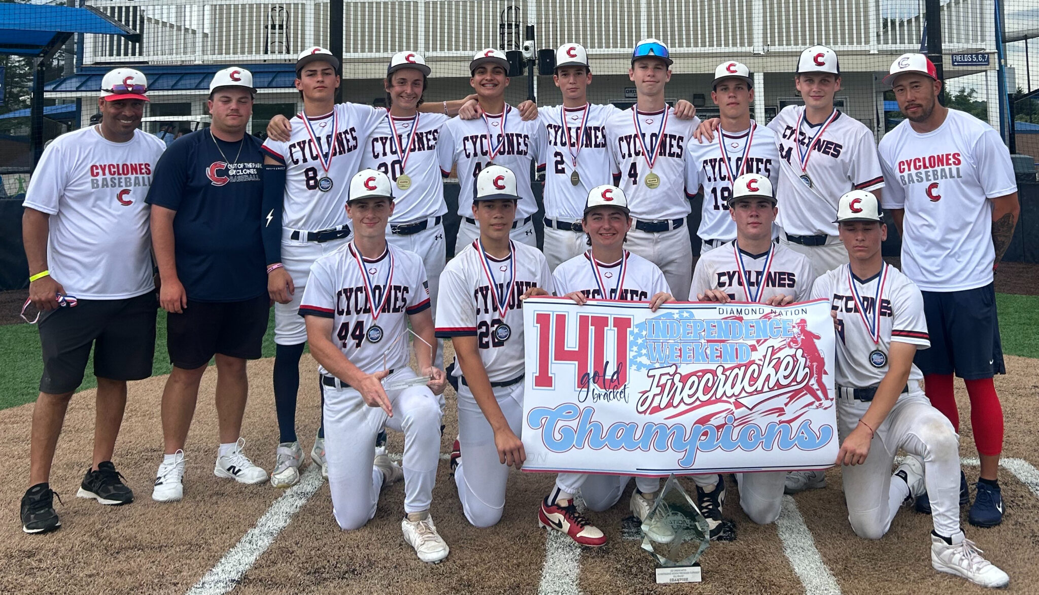Schmieder, Haines steer OOTP Cyclones to 14U Firecracker championship ...