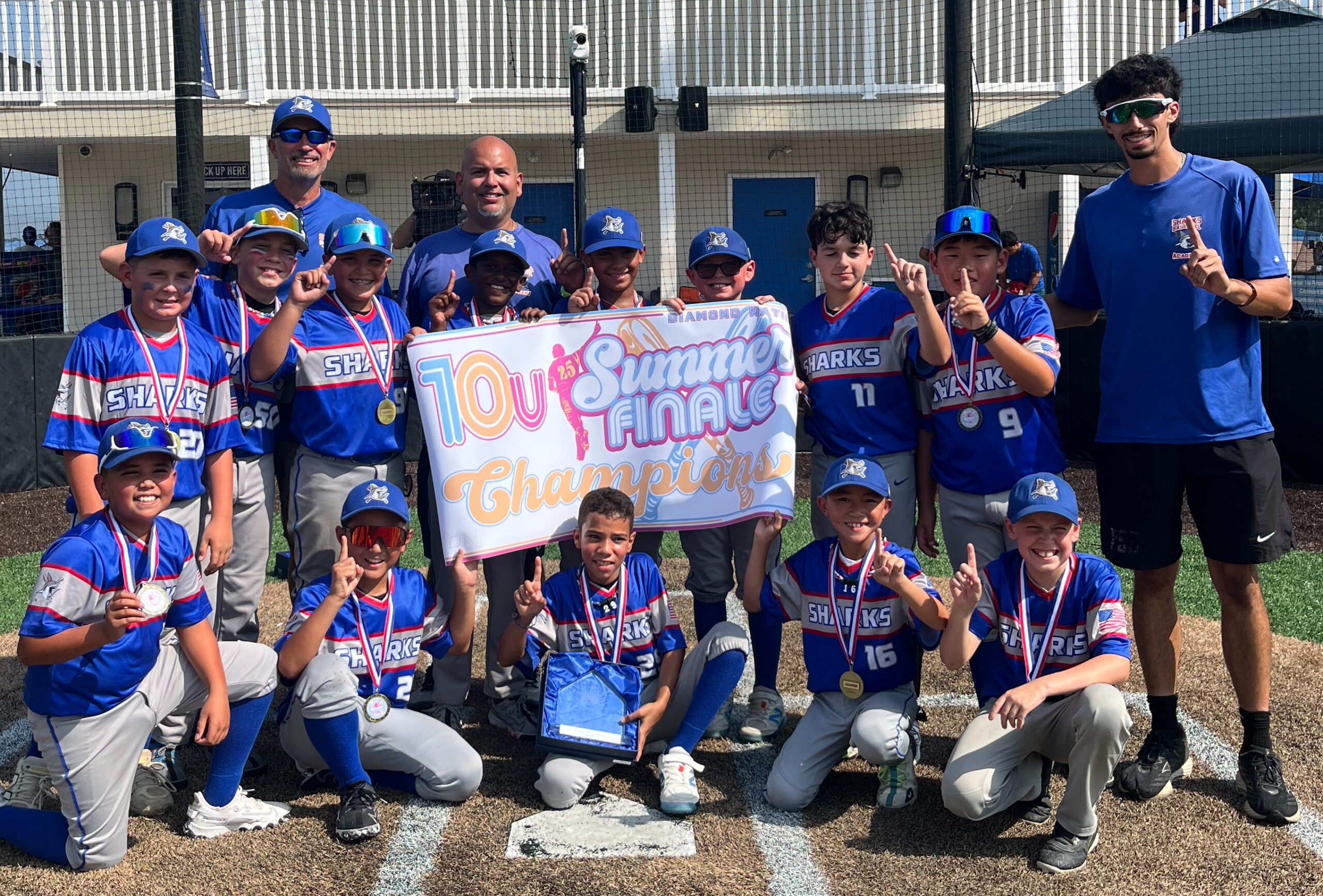 Sharks end season on high note with 10U Summer Finale title – Diamond ...